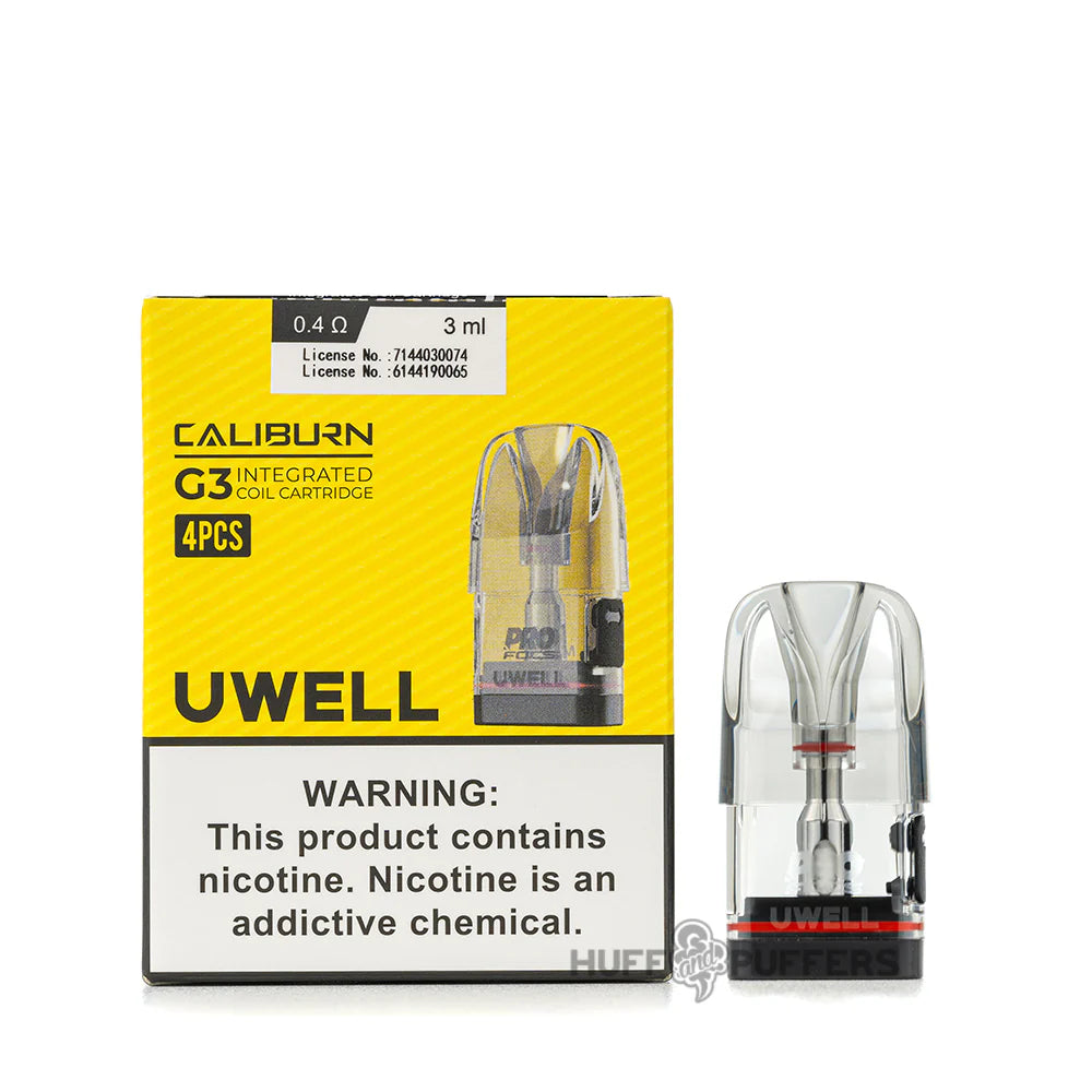 Caliburn G3 Integrated Coil Cartridge 3ml 0.4 ohm – A&I Family Wholesale