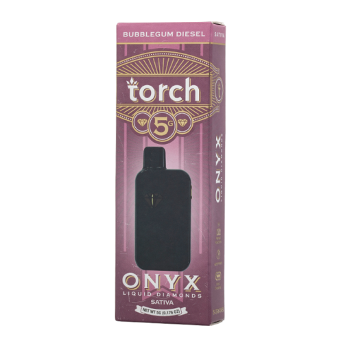 Torch Hemp THC-A Onyx Liquid Diamonds 5G Disposable - 5 Pack – A&I ...
