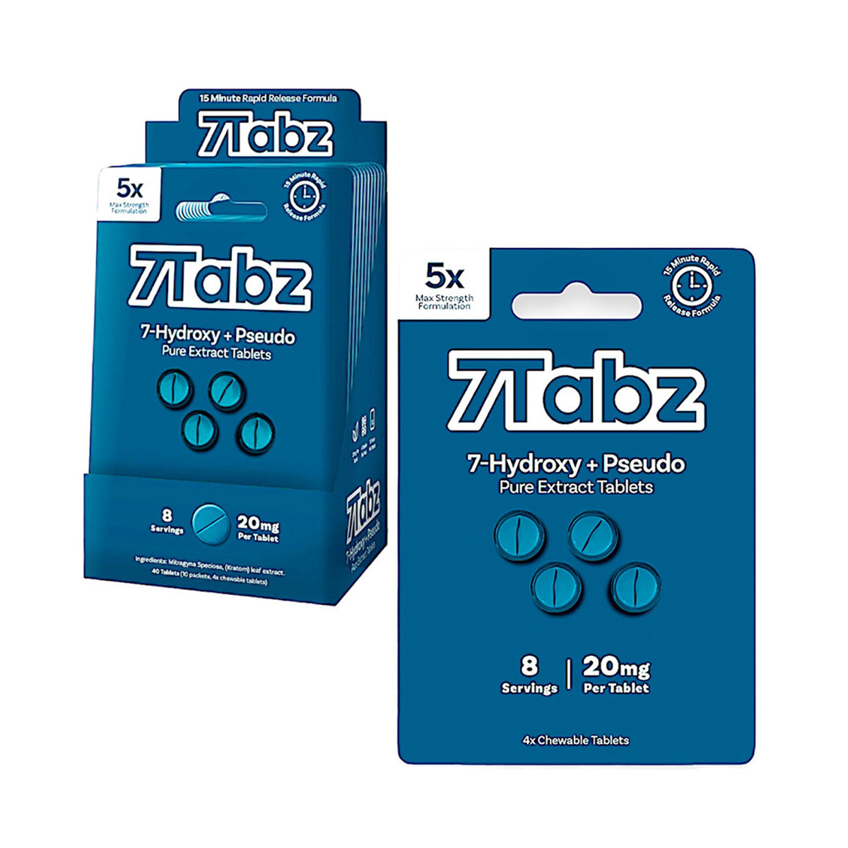 7Tabz - 7 Hyrdoxy + Pseudo 5x Max Strength Formula 20mg (10pk) – A&I ...