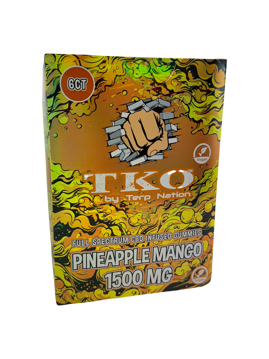TKO Full Spectrum 1500MG CBD Vegan Gummies 6 pack – A&I Family Wholesale