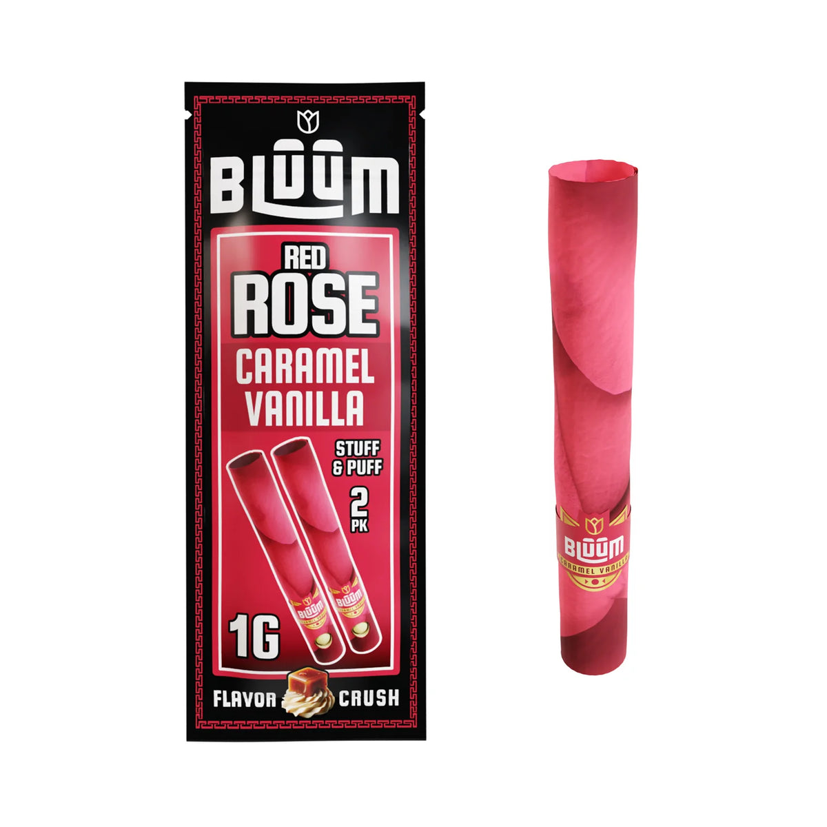 Bluum Wild Flower 2pk Rose Pre-Rolled Cones – 10ct display Hemp wraps ...
