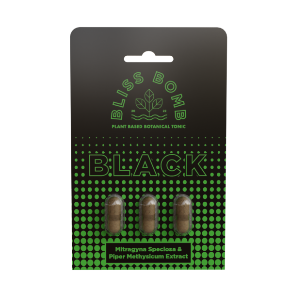 Bliss Bomb - Black Kava Capsules (Top Level) – A&I Family Wholesale