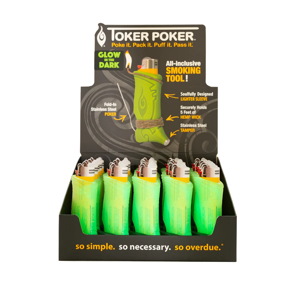Toker Poker - Glow in the Dark - Bic – A&I Family Wholesale