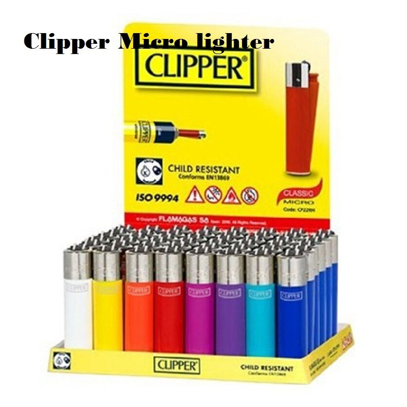 1CS CLIPPER LIGHTER *MICRO* ASST. 50 COUNT – A&I Family Wholesale