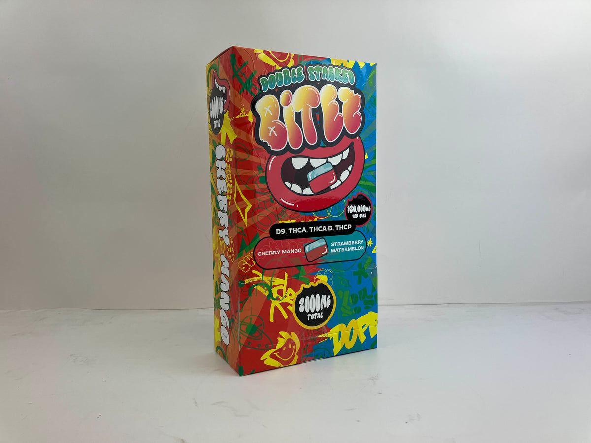 Ocho Double Stacked Bitez - 2000mg Gummies (2ct per bag) (60bags/case ...