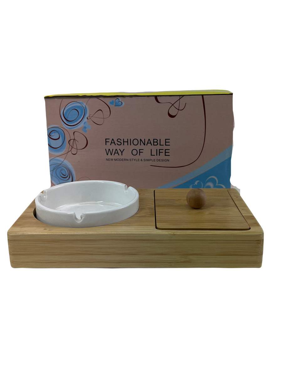 Maniak Wooden Ashtray and Stash Bin – A&I Family Wholesale