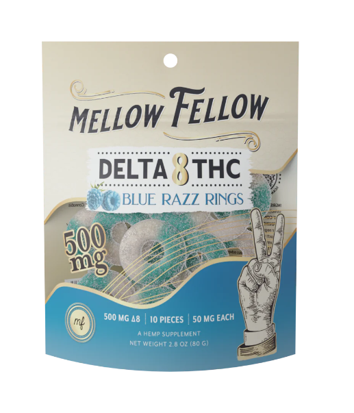 Mellow Fellow D8 THC 500 mg rings 6 pack – A&I Family Wholesale