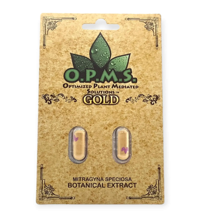 OPMS Gold Kratom Extract Capsules – 2pack – A&I Family Wholesale
