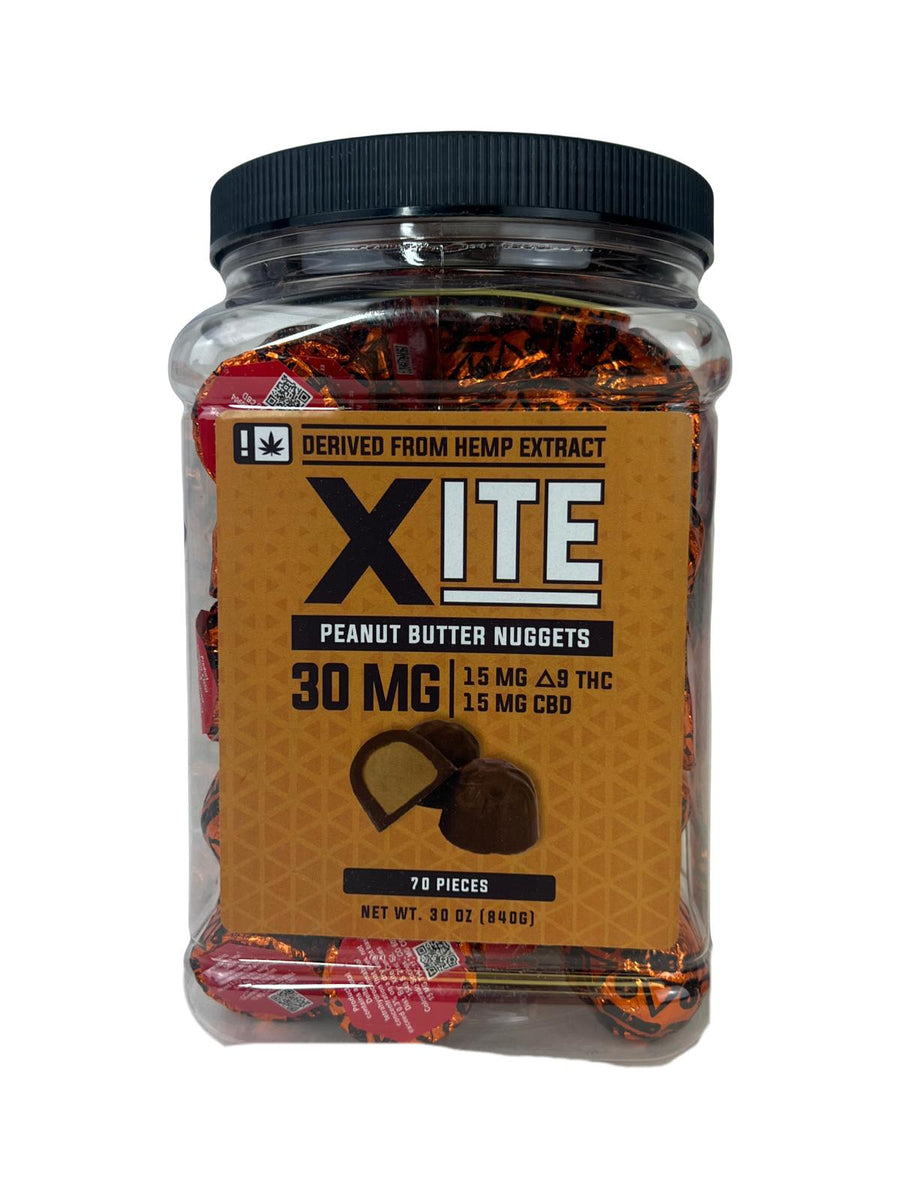 Xite Peanut Butter Nuggets 30mg - 70 Count – A&I Family Wholesale