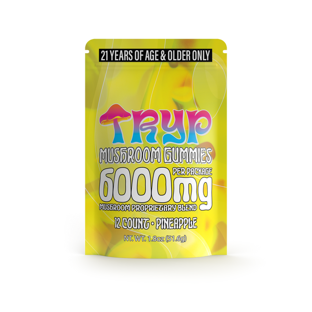 Tryp 6000 MG Mushroom + HHC Gummies - 1 Count – A&I Family Wholesale
