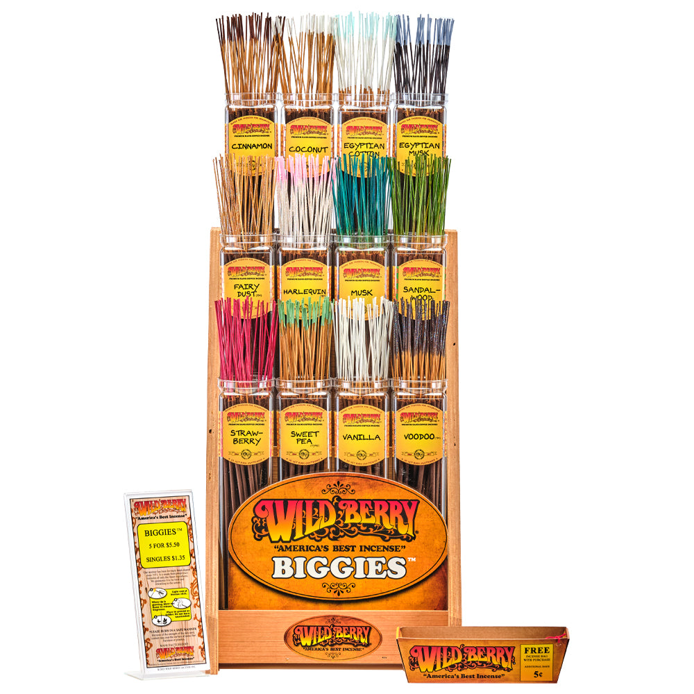 Wild Berry Display - Biggie Incense Sticks Kit – A&I Family Wholesale