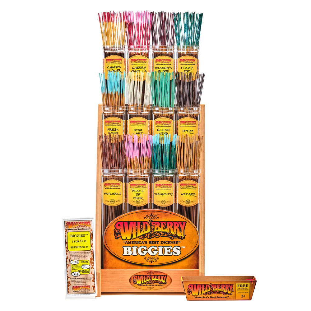 Wild Berry Display - Biggie Incense Sticks Kit – A&I Family Wholesale