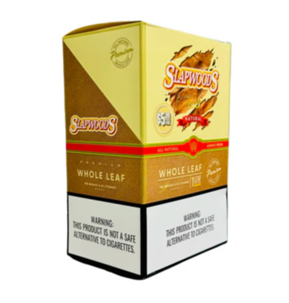 Slapwoods - Wraps Cigarillos 5 Pack / 10 per display bx - Tobacco Prod ...