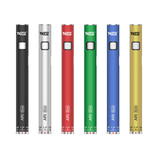 Yocan Ari Slim Vape Pen Battery 510 Thread Battery (20CT Display) – A&I ...