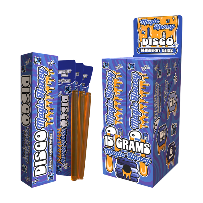 Disco Magic 75g Honey Mushroom 15ct Gravity Display – A&I Family Wholesale