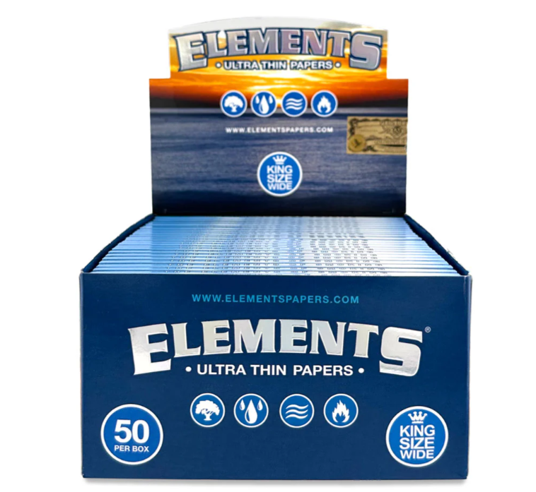 Elements Rolling Papers King Size Wide - 50 packs – A&I Family Wholesale