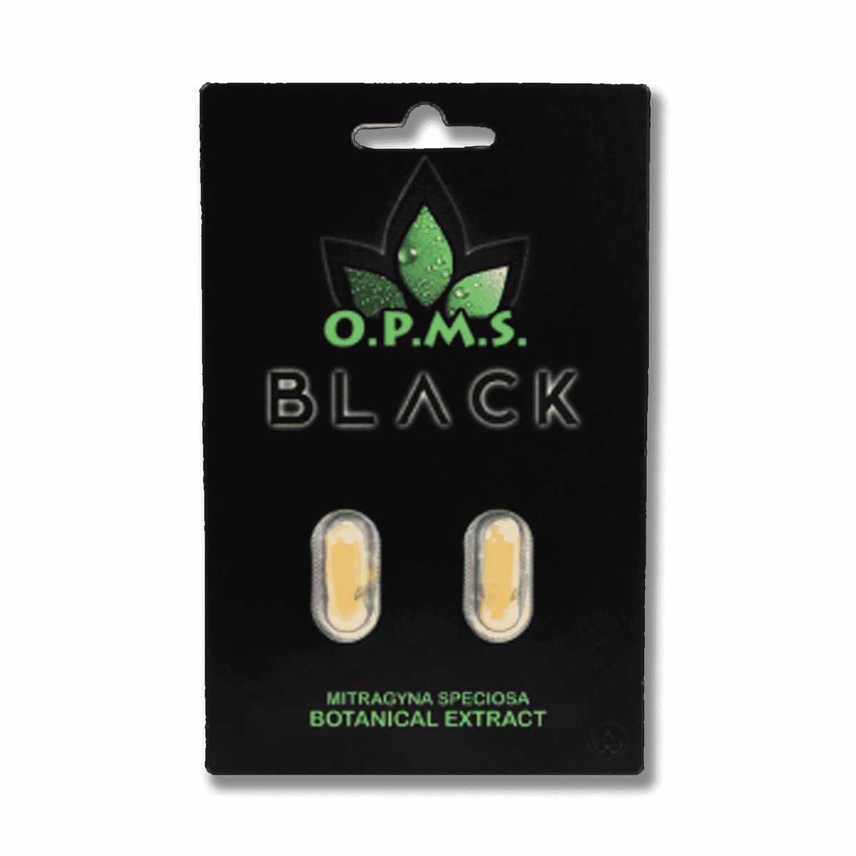 OPMS Black Kratom Extract Capsules – 2 pack (10ct) – A&I Family Wholesale