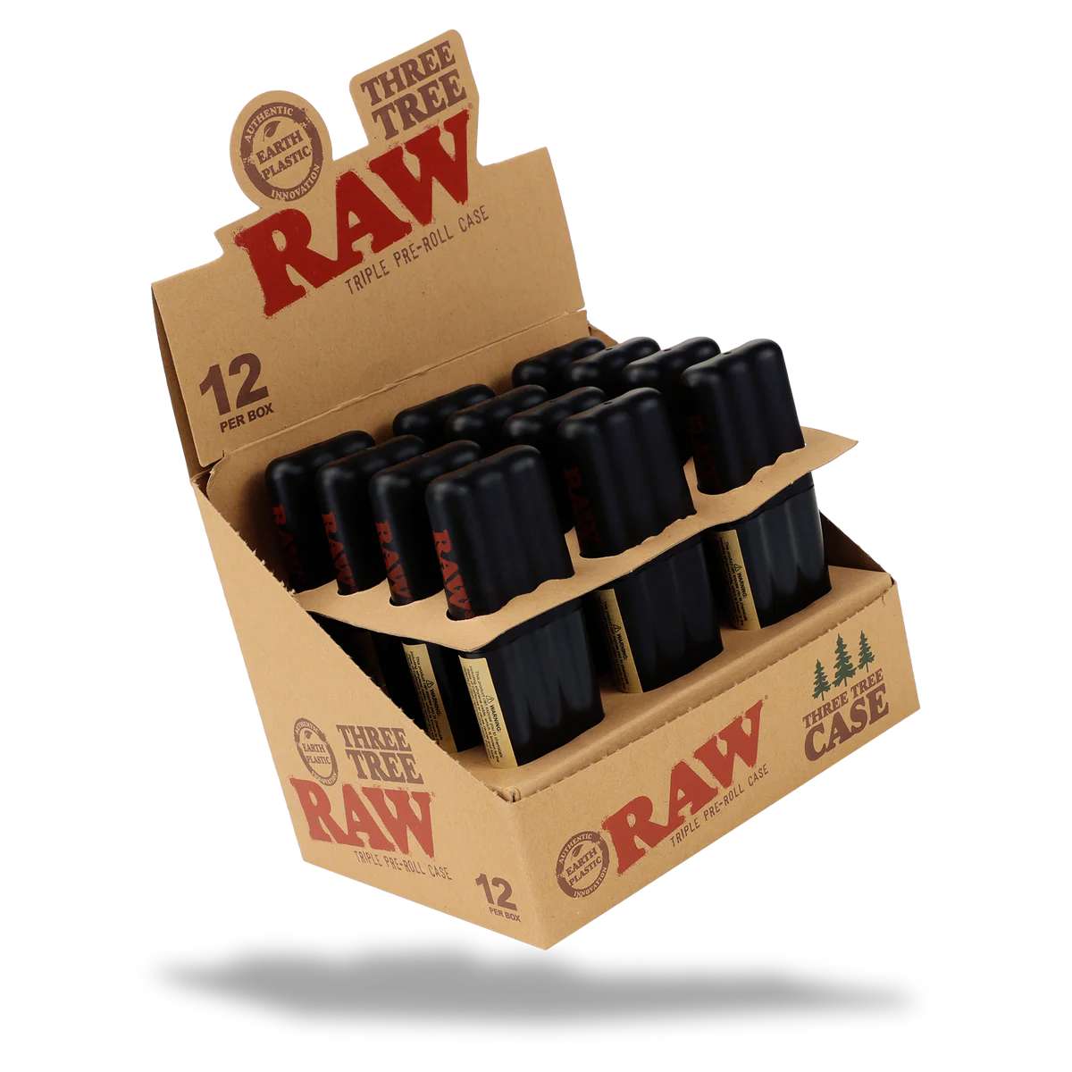 Raw Three Tree Triple Pre-Roll Case 12ct – A&I Family Wholesale