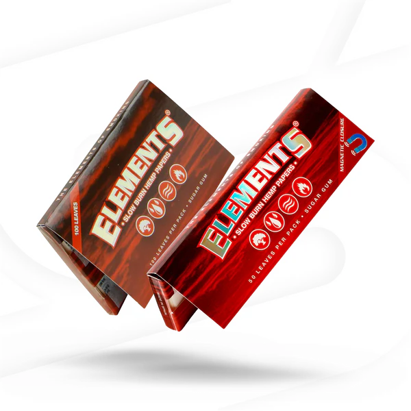 Elements Red Rolling Papers (25pk) – A&I Family Wholesale