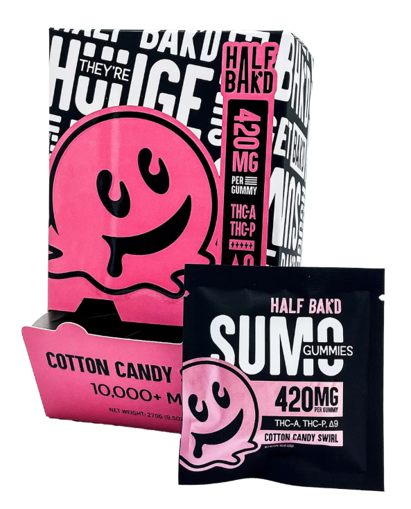 Half Bak'd Gummies Sumo Collection 420 MG - 30 pack – A&I Family Wholesale