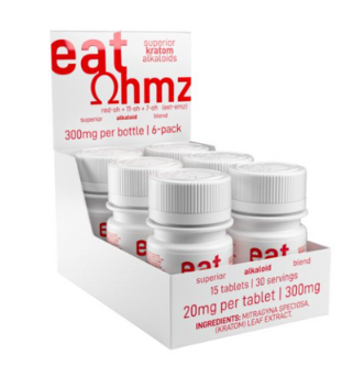 Eat Ohmz - Exodus red-oh + 11-oh + 7-oh 300mg White Bottle (6 Count Di ...