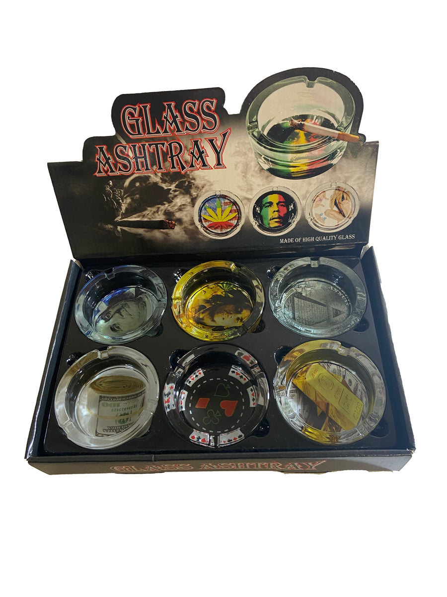 Glass Design Ashtray – A&I Family Wholesale