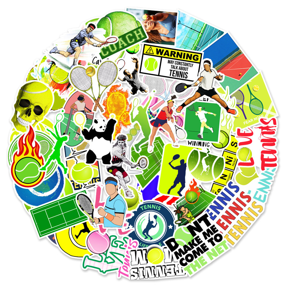Tennis Theme Stickers - 50 Pack – A&I Family Wholesale