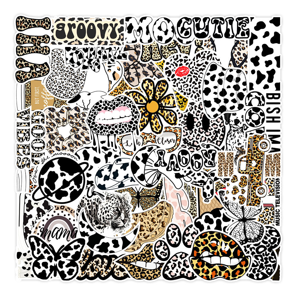 Zebra Print Themed Stickers - 50 Pack – A&I Family Wholesale
