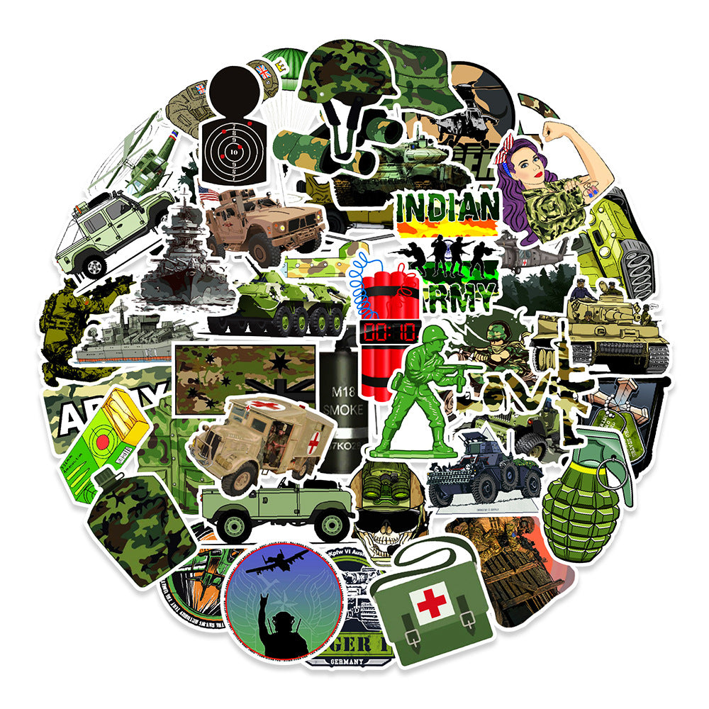 Army Themed Stickers - 50 Pack – A&I Family Wholesale