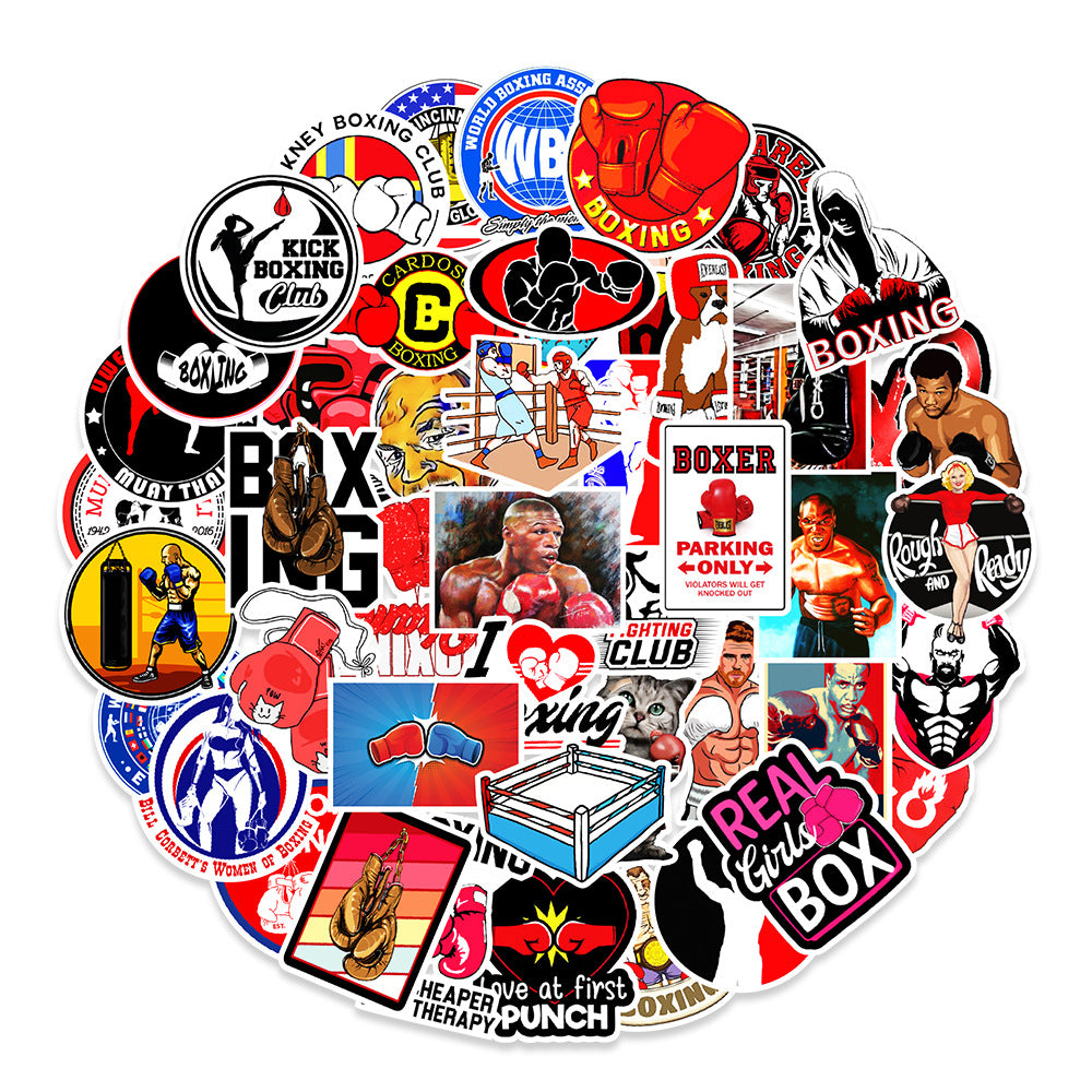 Boxing Themed Stickers - 50 Pack – A&I Family Wholesale
