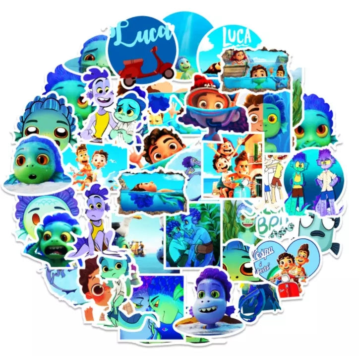 Blue Themed Stickers - 50 Pack – A&I Family Wholesale