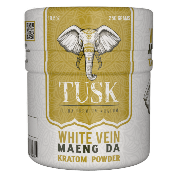 Tusk Kratom White Vein Powder – A&I Family Wholesale