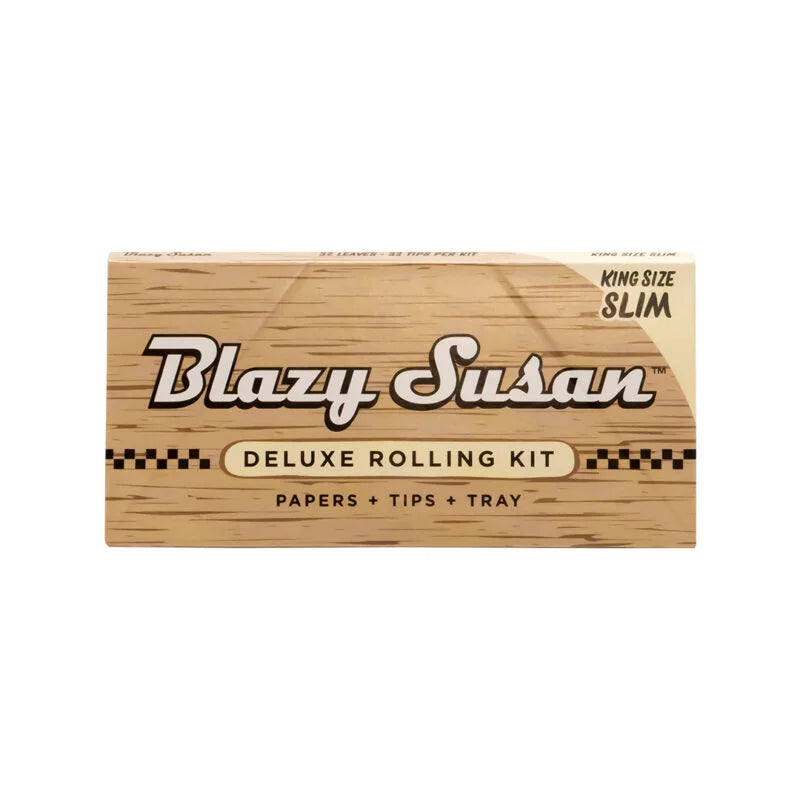 Blazy Susan - Unbleached Deluxe Rolling Paper Kit | King Size – A&I ...